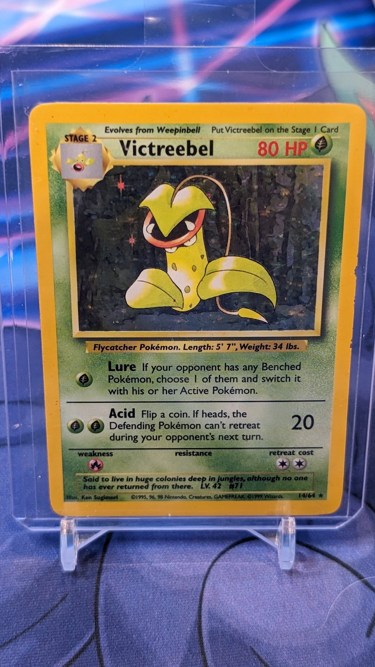Victreebel Jungle (No Symbol Error) Holo MP — ThePokeNest
